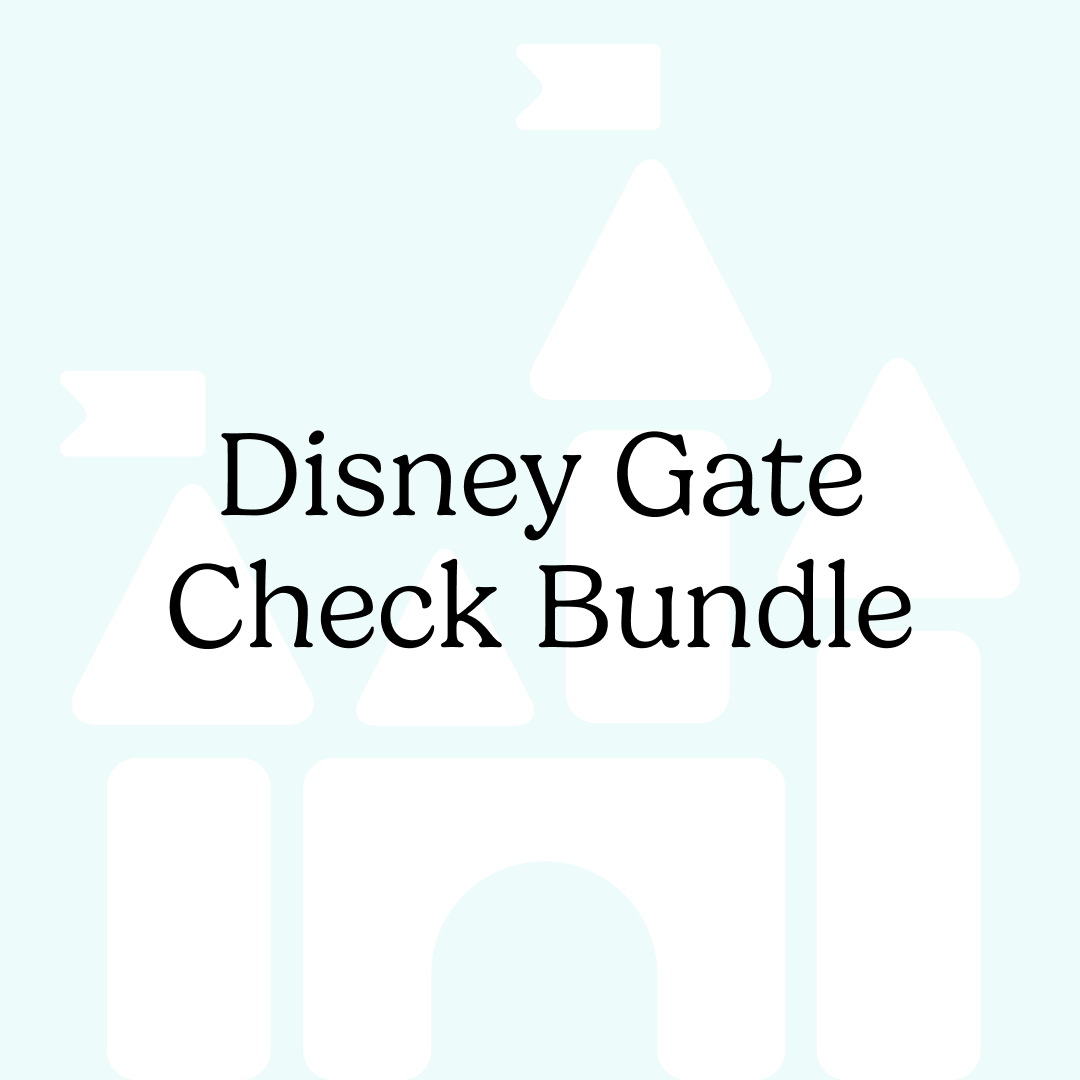Disney Gate Check Bundle – jlchildress